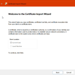 Step-by-Step Guide to Install a Certificate Using certmgr.msc on Windows – University of Vavuniya